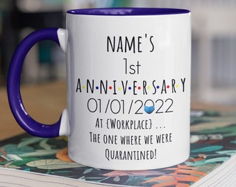 Work Anniversary Mug | Etsy