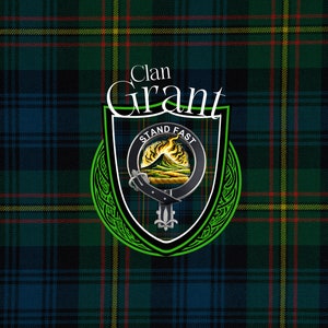 Personalized Grant Scottish Clan Crest Digital Download Printable Wall ...