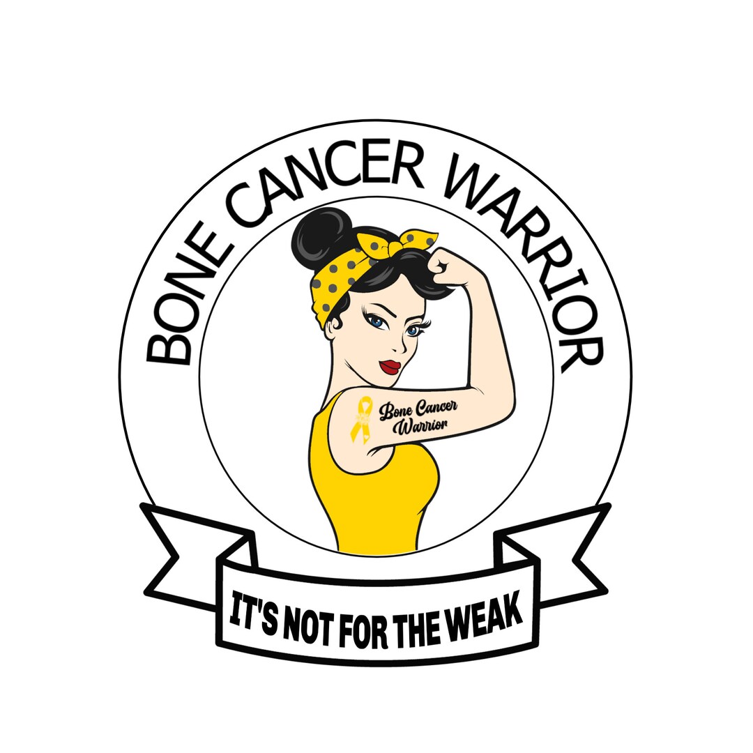 Bone Cancer Warrior PNG, SVG Design File, Cricut Printable Instant ...