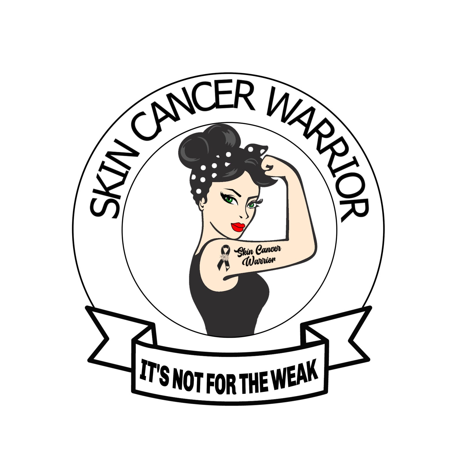 Skin Cancer Warrior PNG SVG Design File Cricut Printable - Etsy