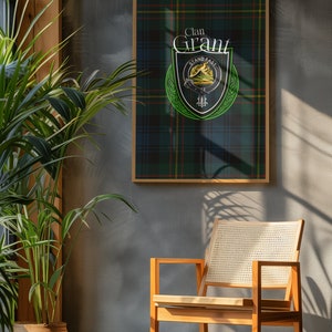 Personalized Grant Scottish Clan Crest Digital Download Printable Wall ...