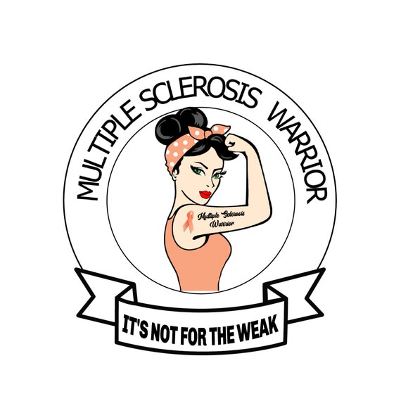 Multiple Sclerosis Warrior SVG Design File Cricut Printable - Etsy