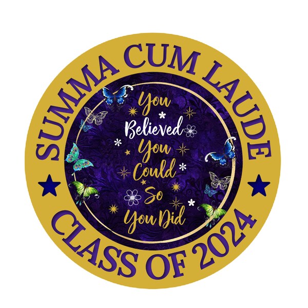 Summa Cum Laude Graduation Stole - Etsy