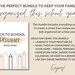 Printable Back to School Checklist for Kids | 2023-2024 School Planner ...