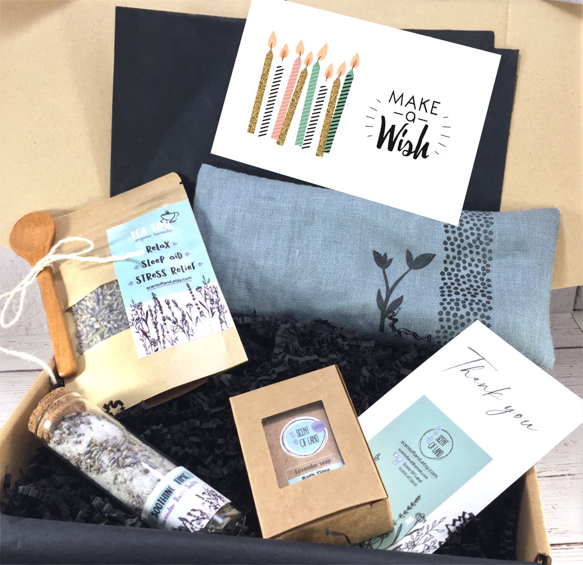 Make a wish gift box Relaxation birthday Gift set Stress | Etsy
