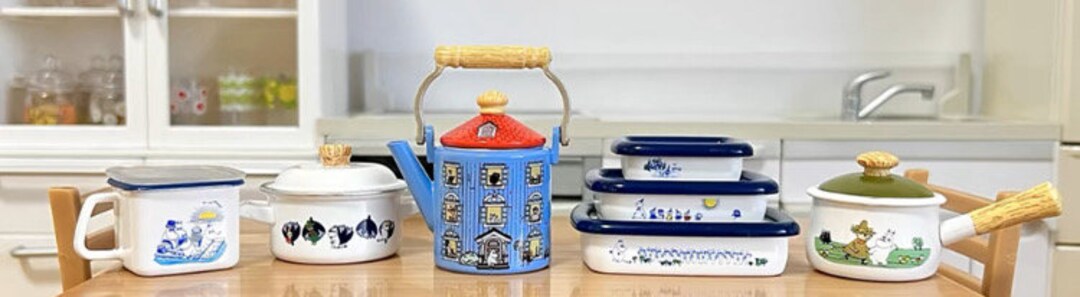 Moomin Characters Cooking Set Figures 5 Pieces Set Full Set - Etsy