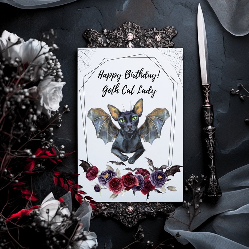 Goth Birthday Cards - Etsy