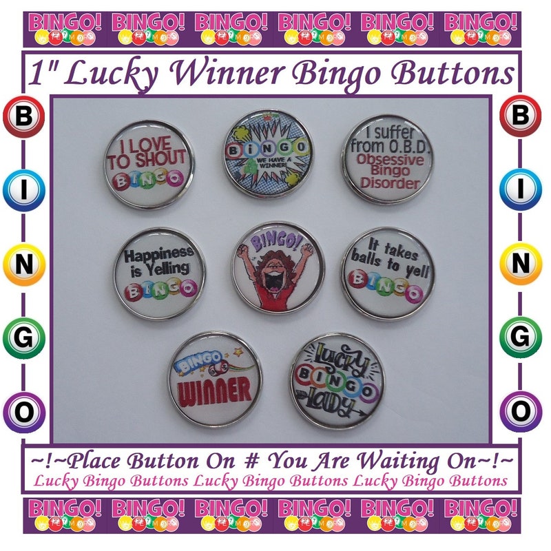 Bingo Magnets - Etsy