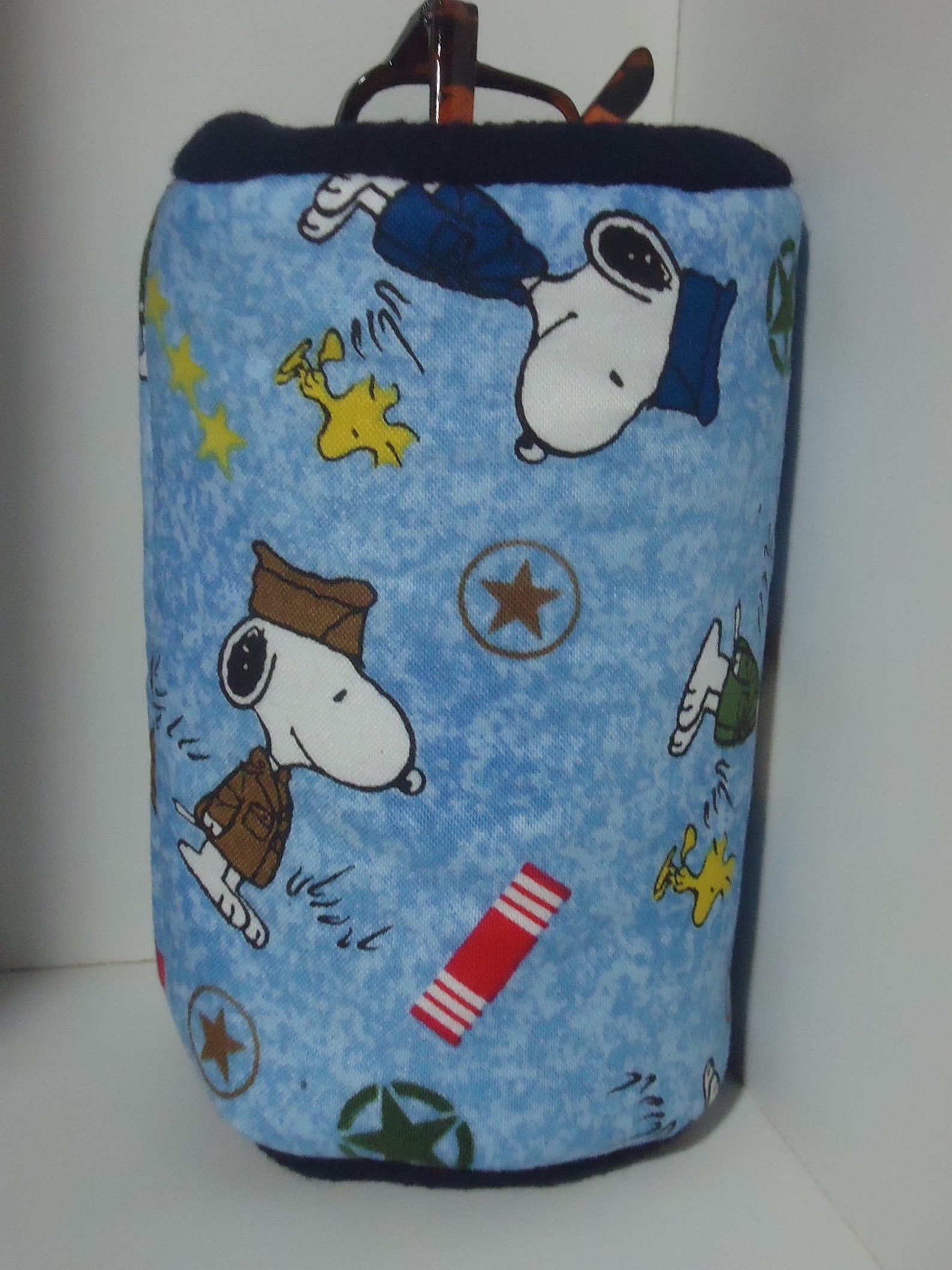Army Snoopy Eyeglass Case Navy Snoopy Eye Glass Holder Desk | Etsy