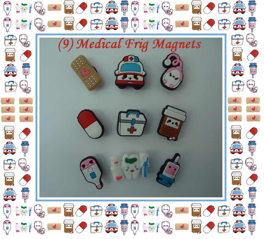 Medical Shoe Charms Frig Magnets Medical Magnets Hold on Frig Photo ...