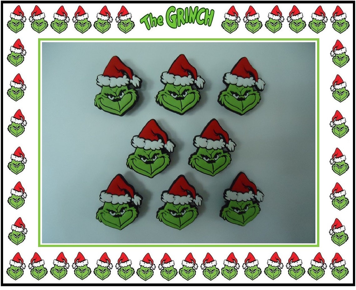 10 Grinch Magnets Frig Magnets Christmas Magnets the Grinch Stole ...