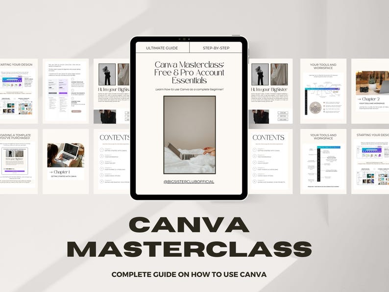 Canva Masterclass: Complete Guide on How to Use Canva, Pro Features ...