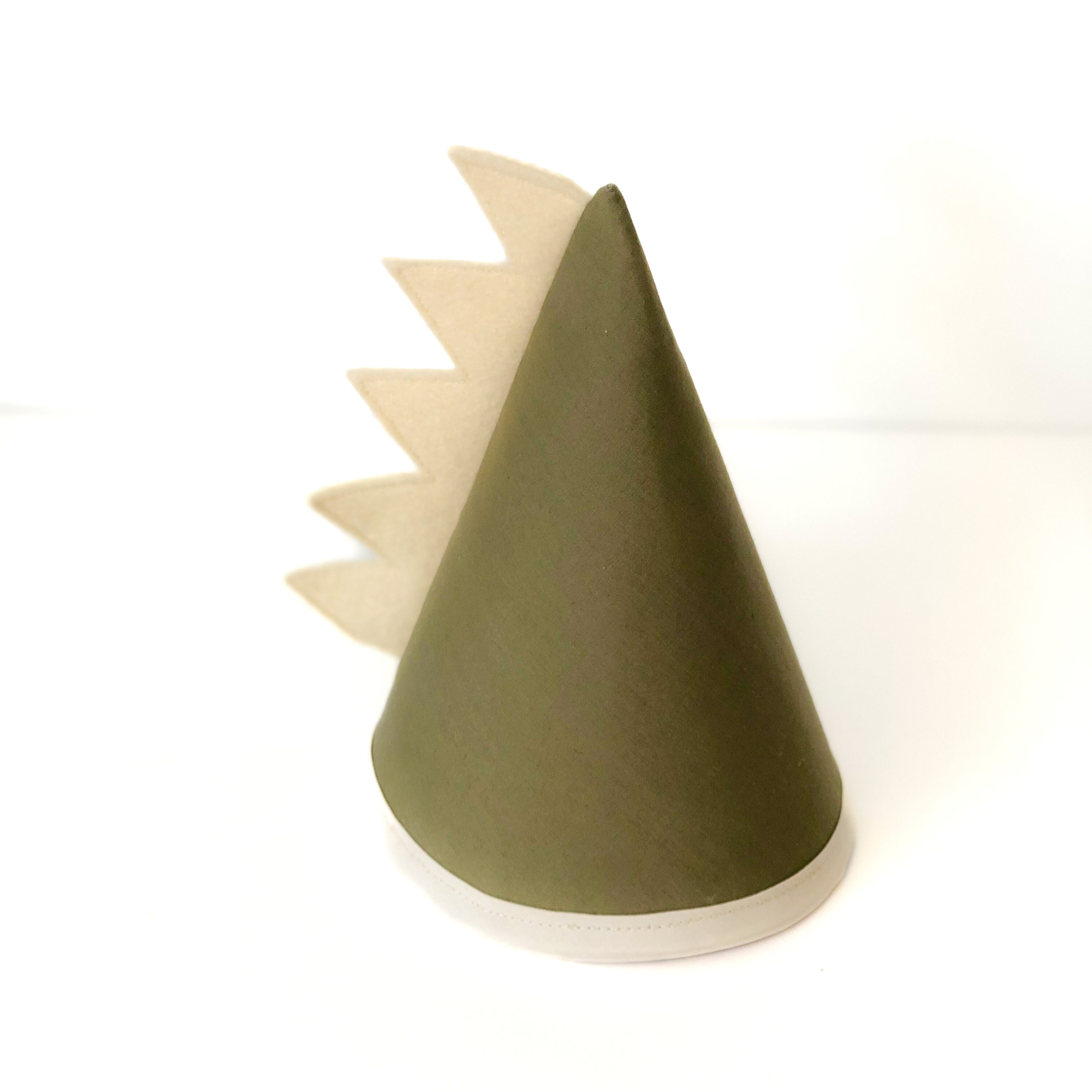 DINO Party Hats in Fabric and Felt. Unisex and Reusable. Dinosaur ...