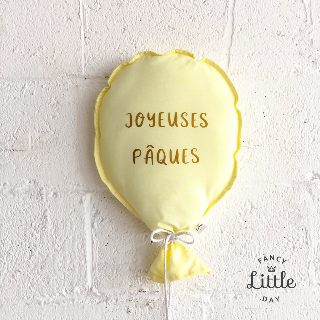 Party Wall Balloons PALE YELLOW: Fabric Balloon for Decoration. Fancy ...