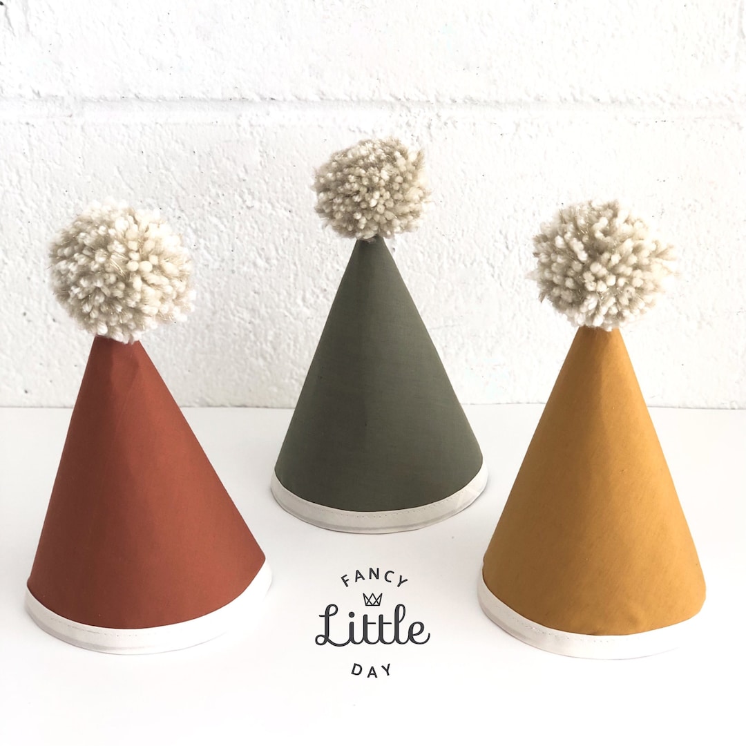 Cloth Party Hats. Unisex and Reusable. Pointed Hat and Wool - Etsy Canada