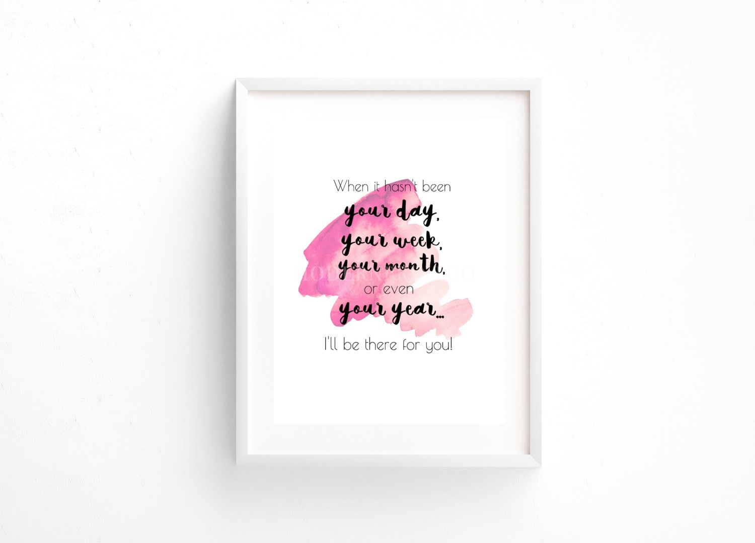 Friends Tv Show Theme Song Printable I'll Be There for You - Etsy