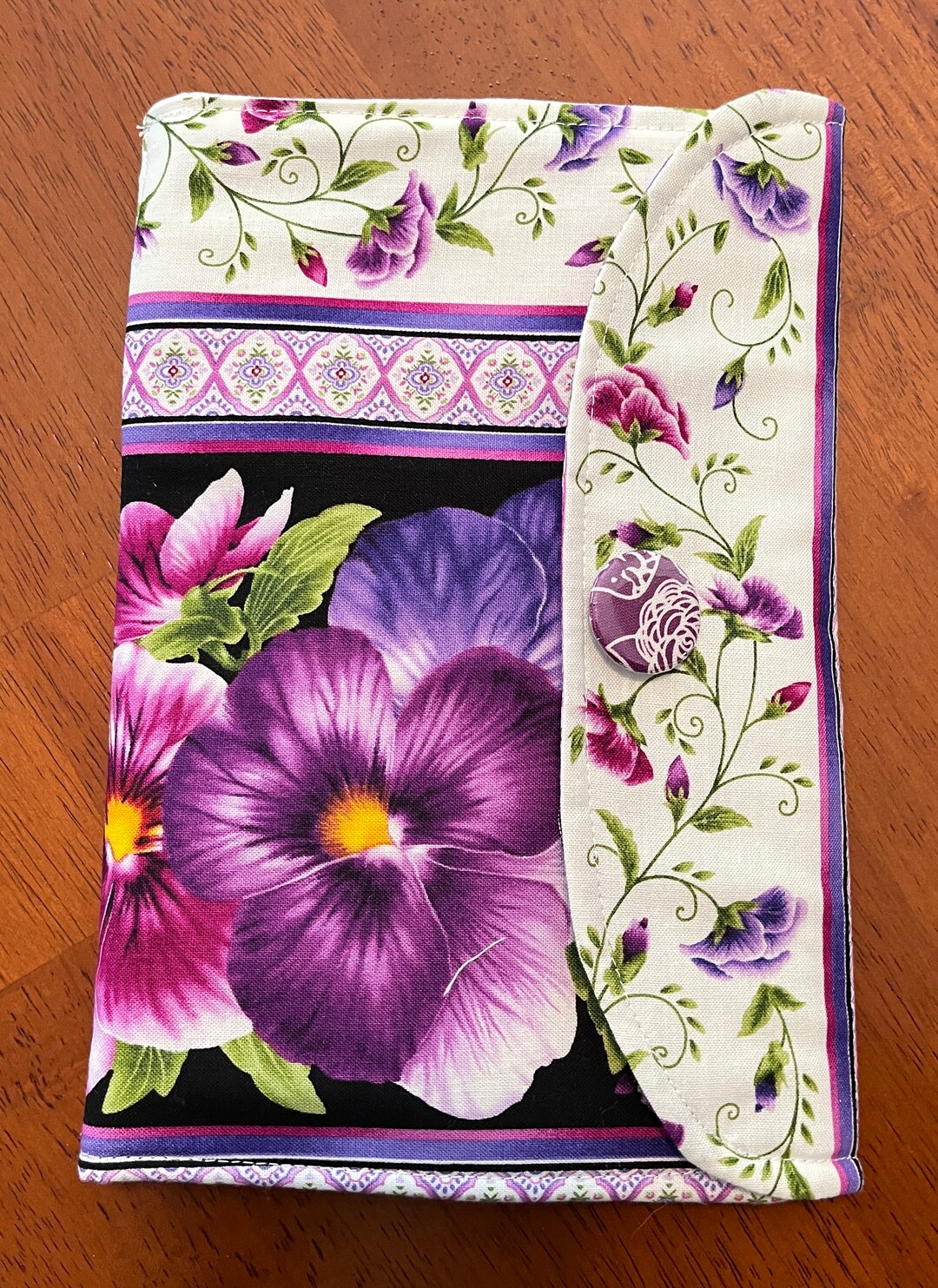 Pansies Message Organizer - Etsy