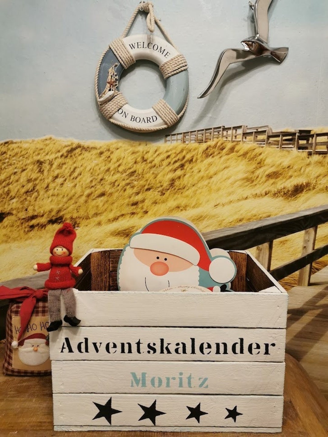 Advent Calendar Box Personalized With Name, Advent Box, Advent Box ...