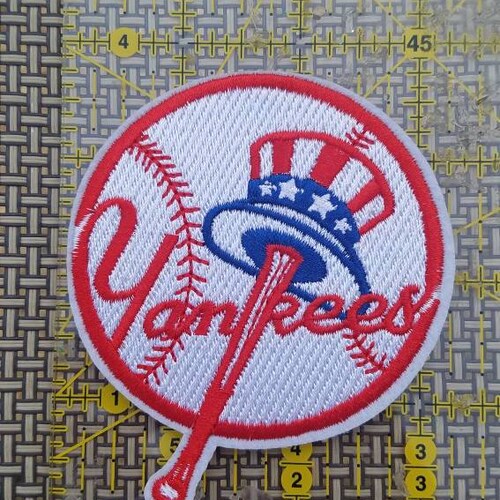 New York Yankees Iron on Inspired Embroidery Patch | Etsy