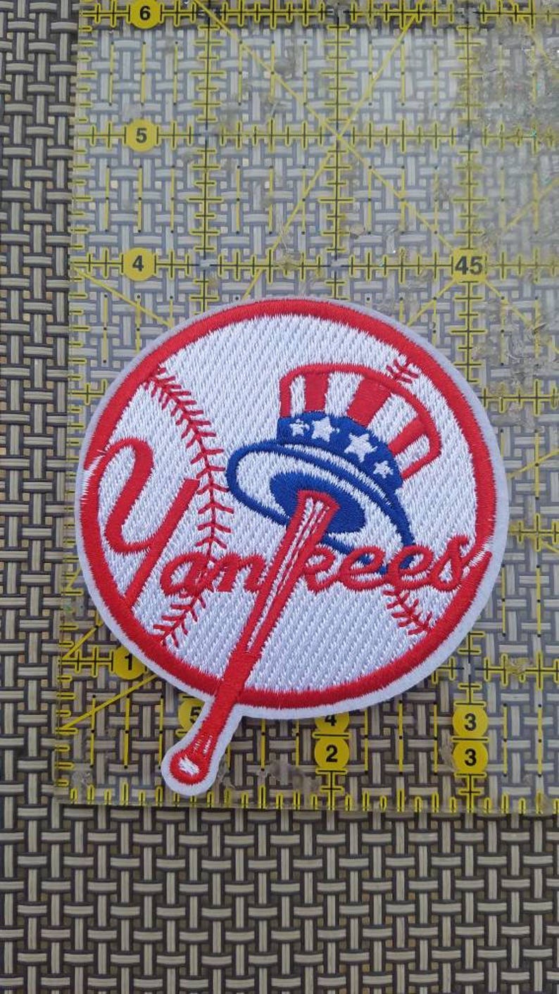 New York Yankees Iron on Inspired Embroidery Patch | Etsy