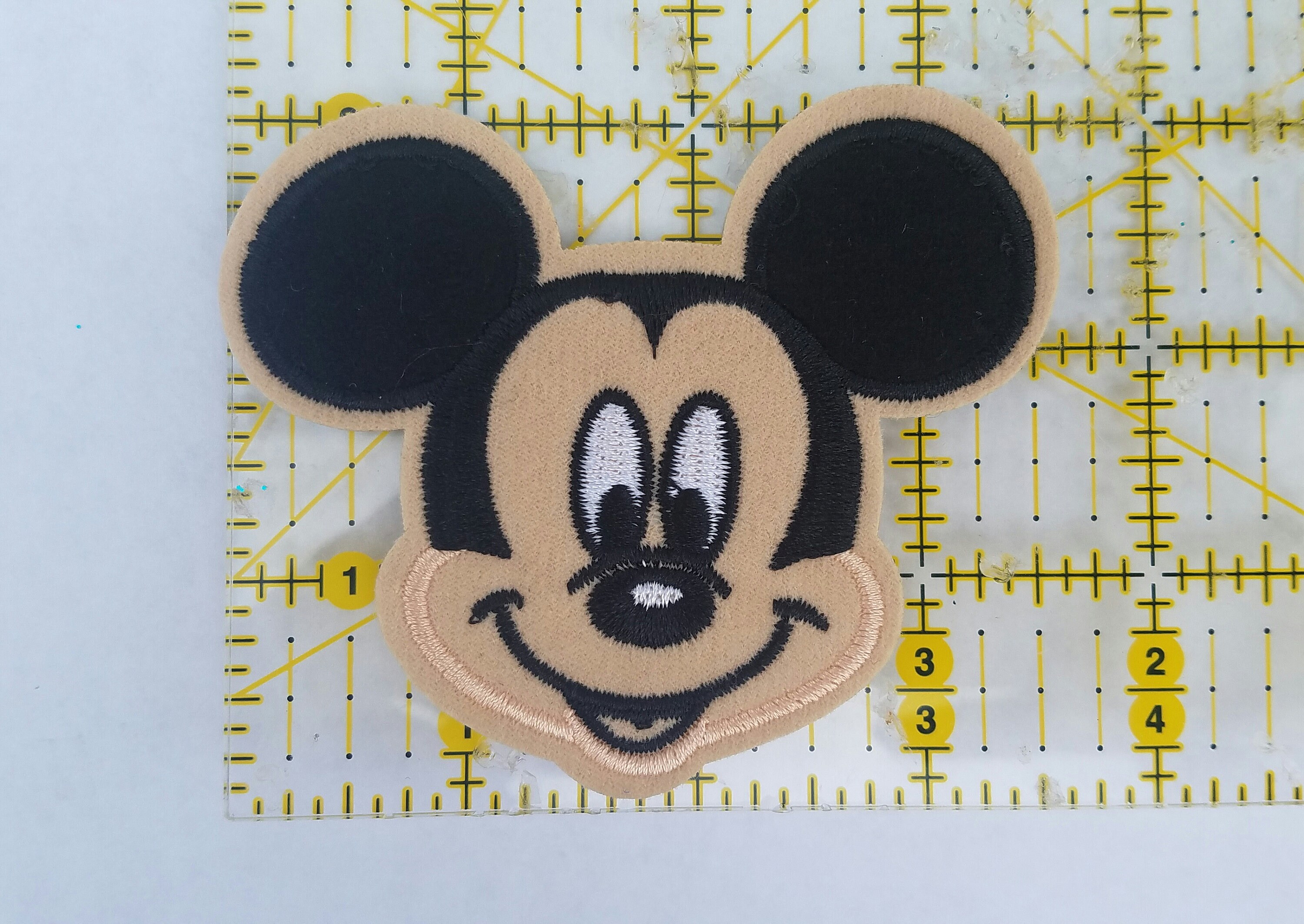 Mickey Mouse Inspired Iron on Patch Large Mickey Mouse - Etsy