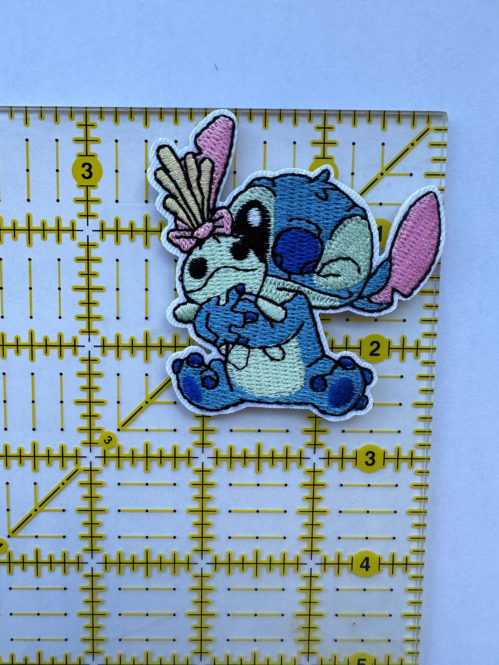 Stitch Iron on Inspired Embroidery Patch, Stitch Inspired Iron on Patch ...