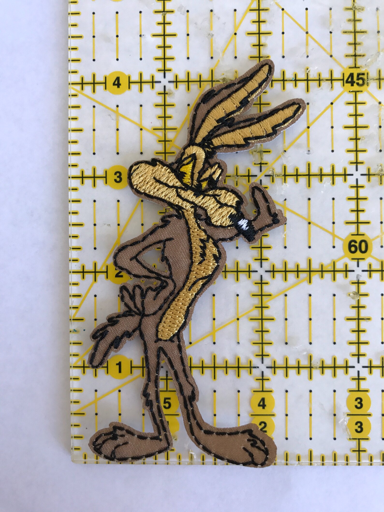 Wile E Coyote and Roadrunner Inspired Iron on Patch, Birthday Party ...