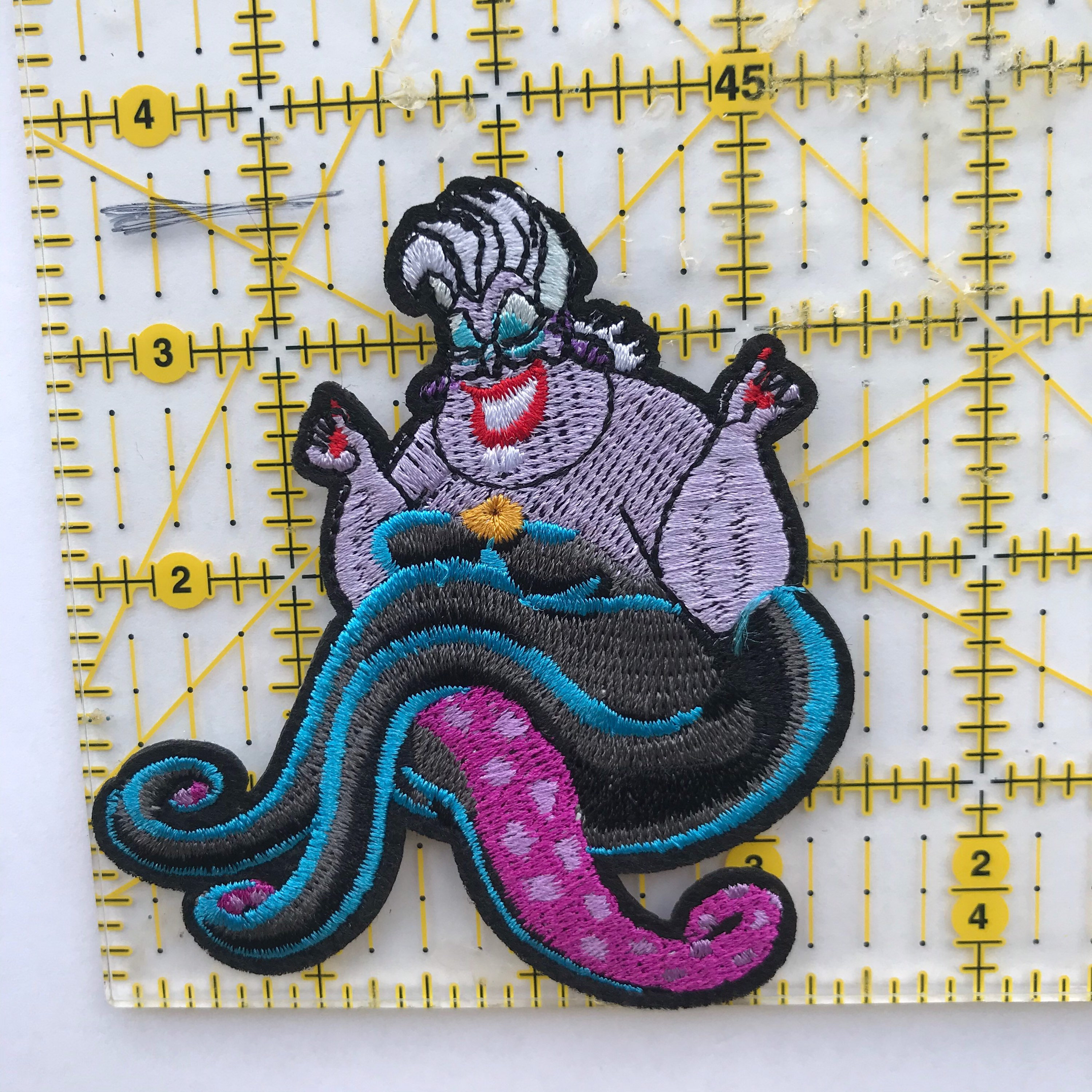 Ursula Inspired Iron on Patch, Ariel the Little Mermaid Iron on Patch ...
