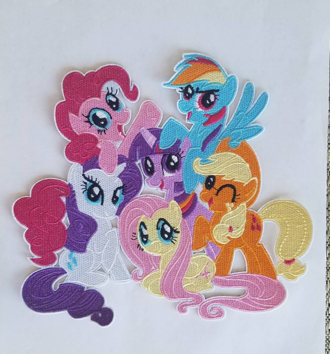 My Little Pony Iron on Inspired Patch, All Ponies Together Iron on ...