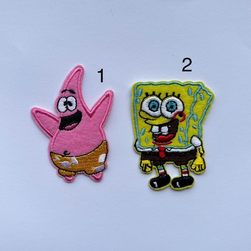 Spongebob Patch - Etsy