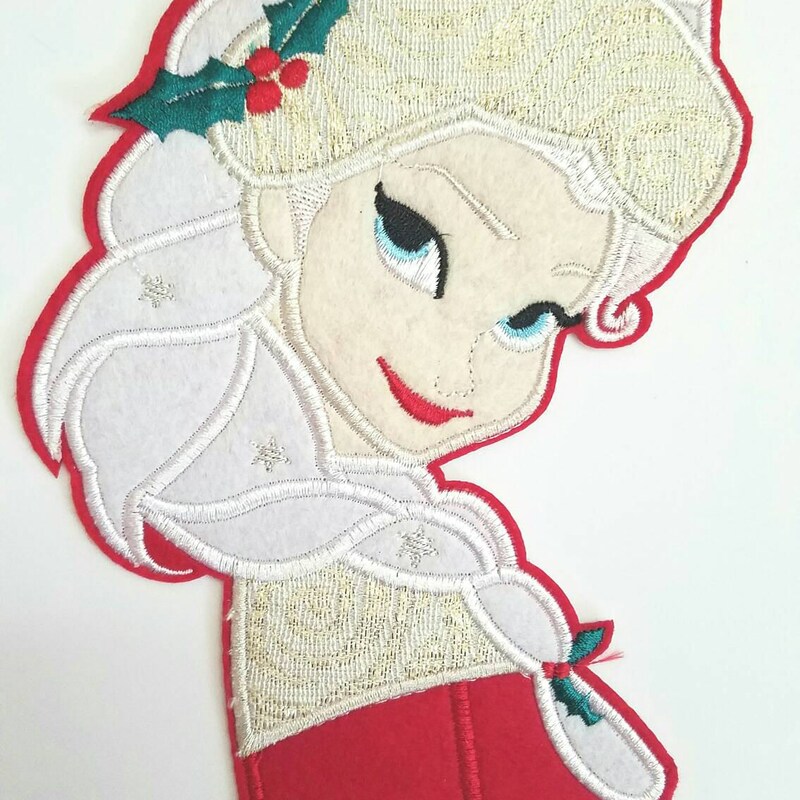 Princess Elsa Iron on Patches - Etsy