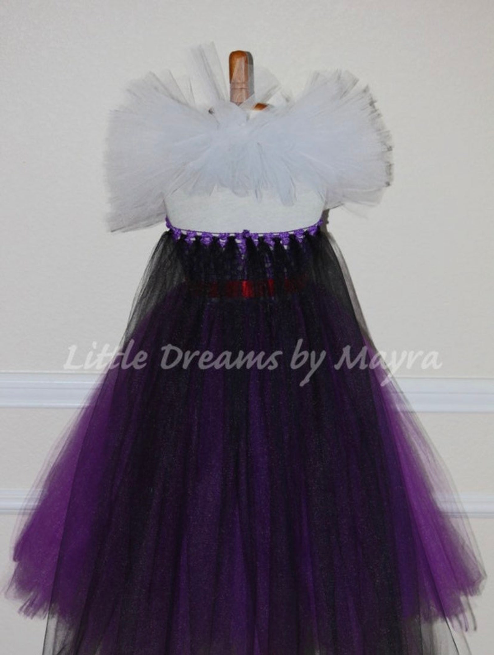 Villains Inspired Tutu Dress Costume and Headband, Evil Queen Inspired ...