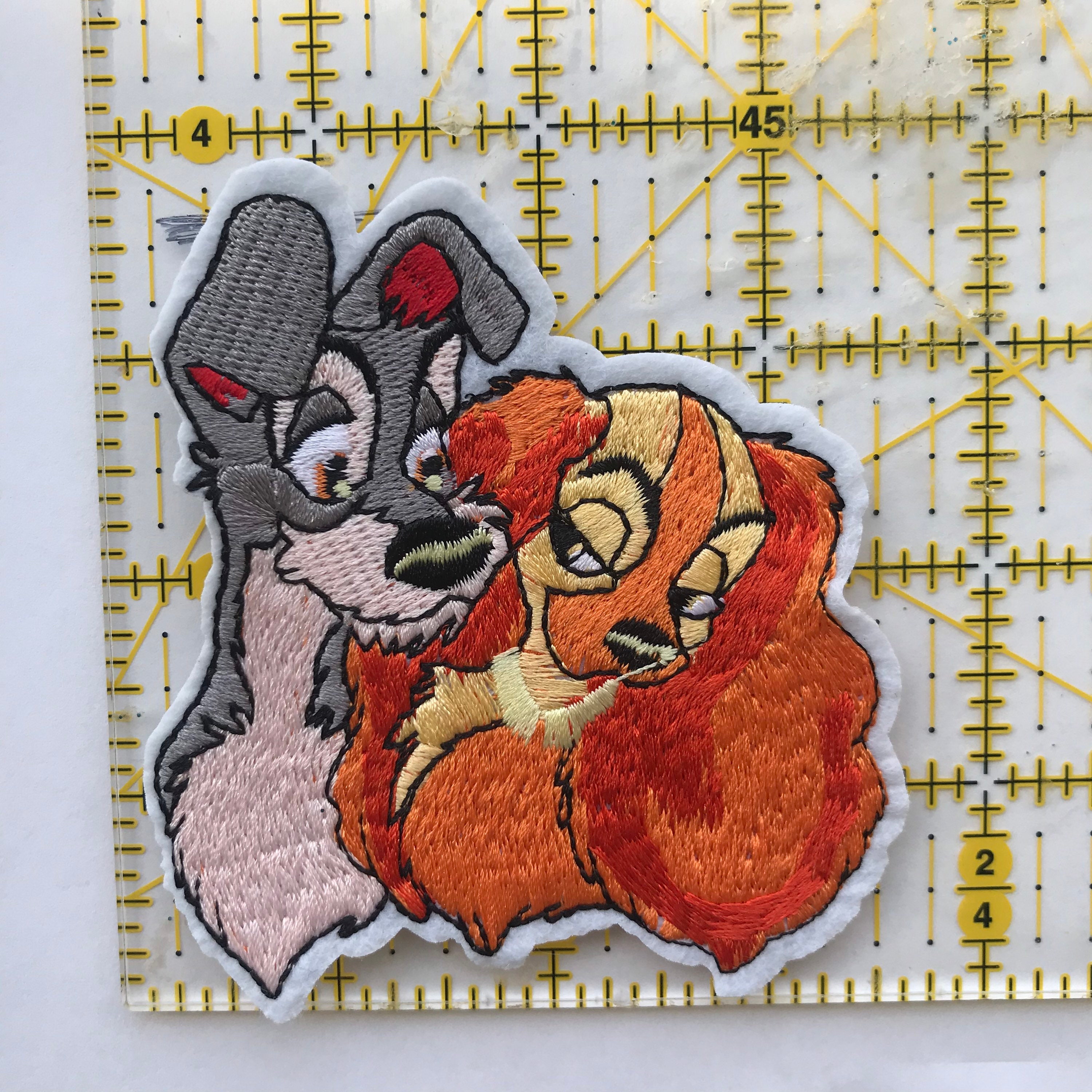 The Lady and the Tramp Inspired Iron on Patch - Etsy