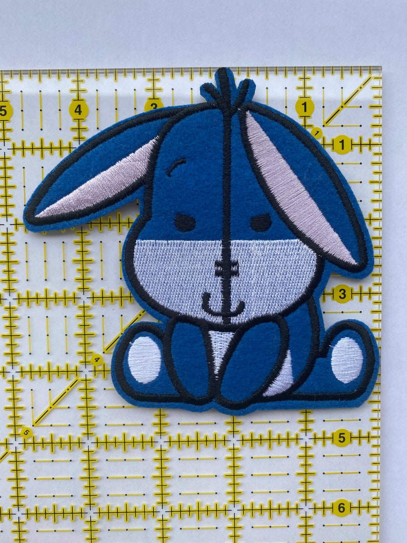 Winnie the pooh and friends inspired patch Eeyore large iron | Etsy