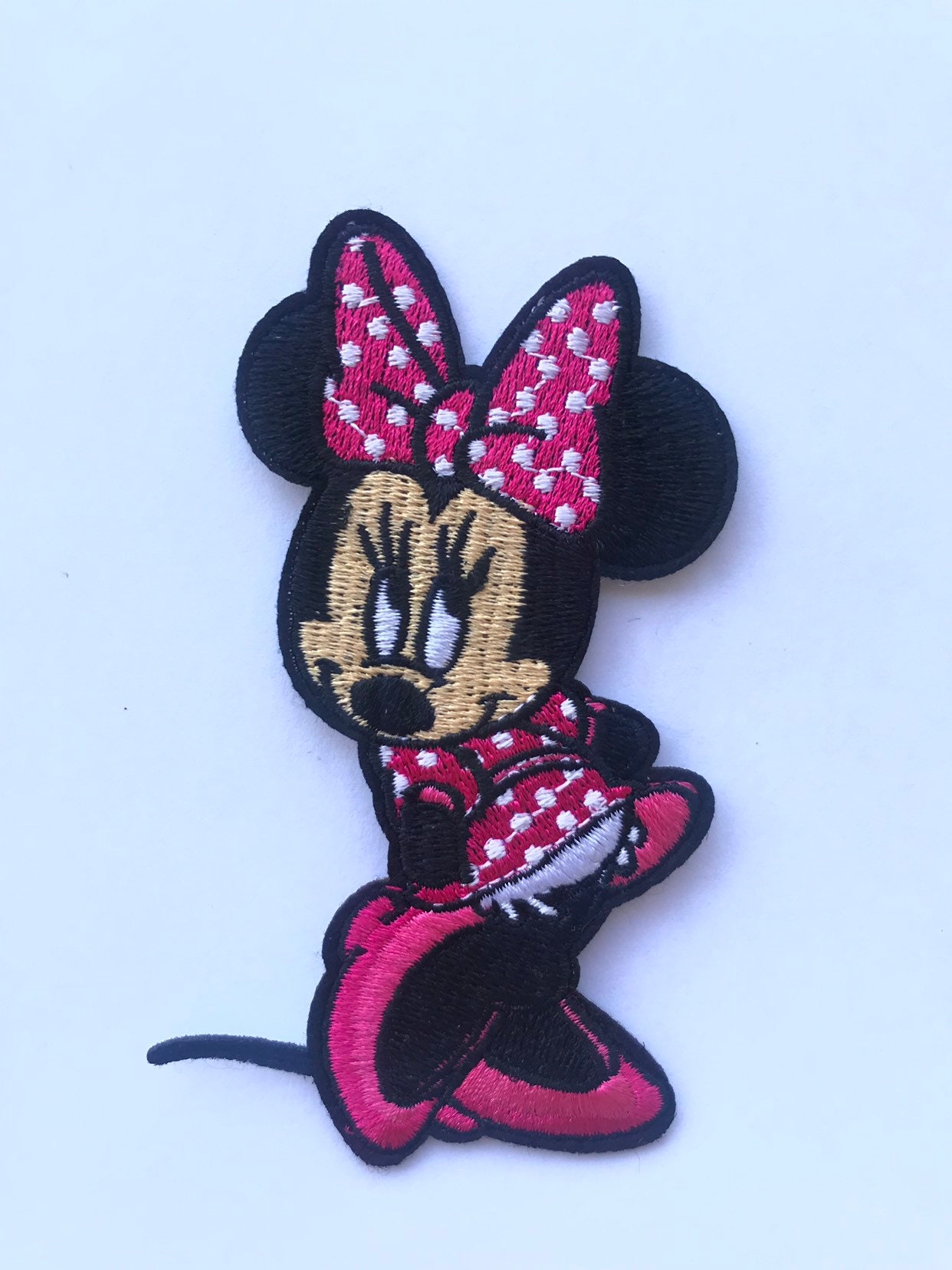 Minnie Mouse Inspired Iron on Patch - Etsy