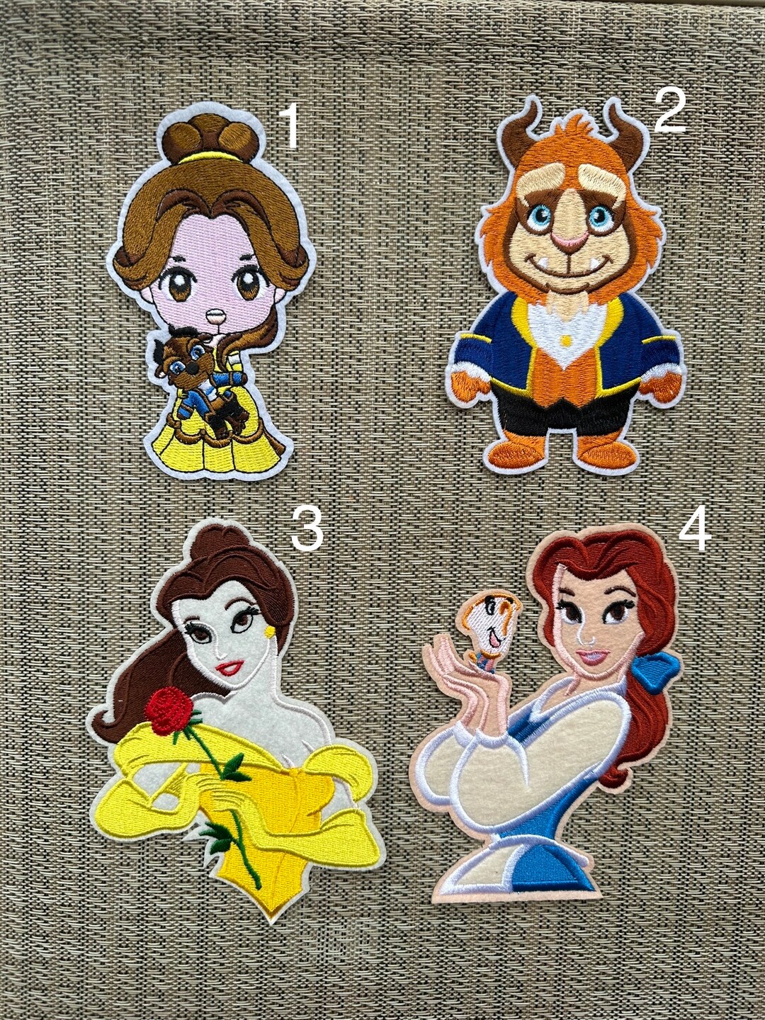 The Beauty and the Beast Inspired Iron on Patch, Baby Beast Inspired ...