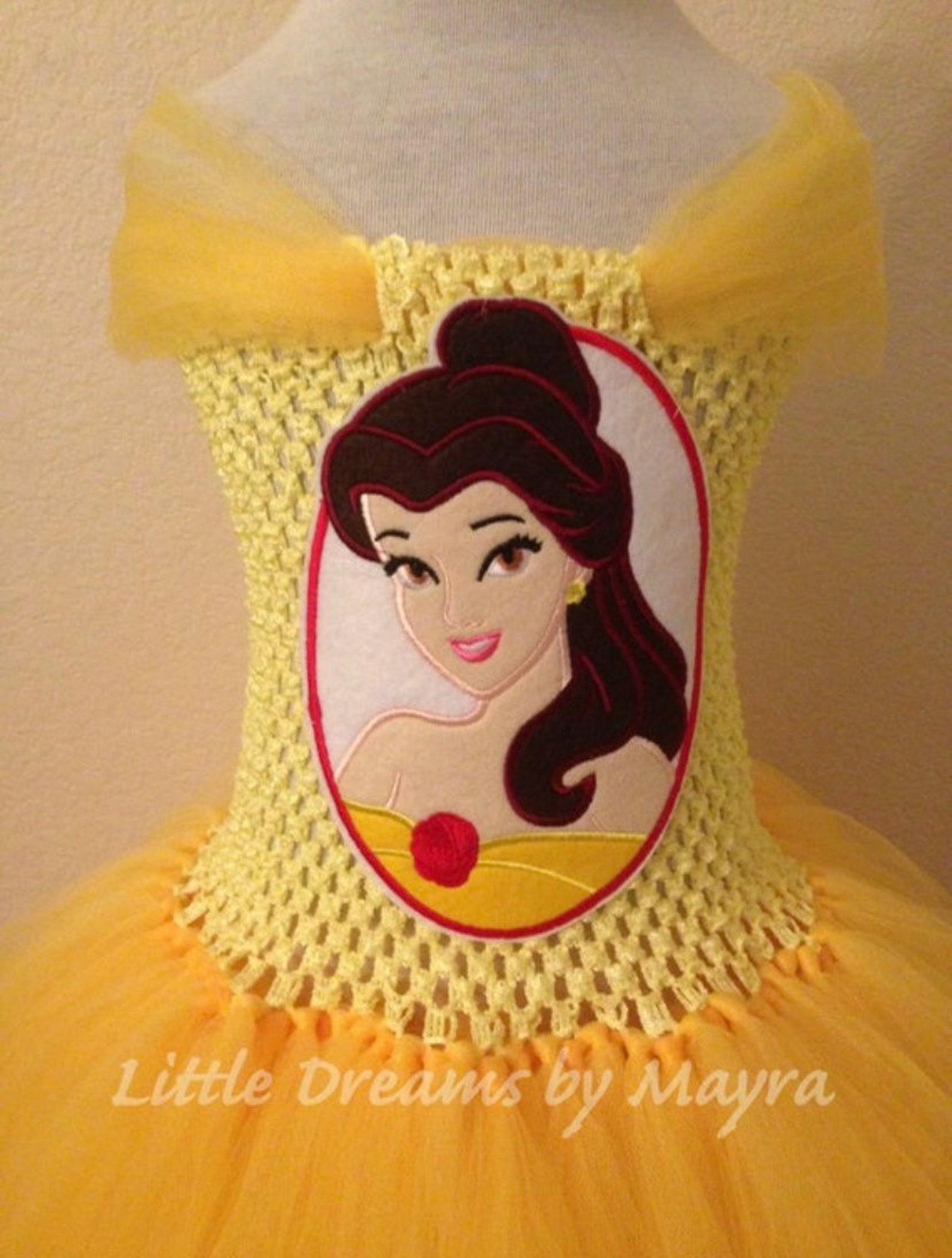 Princess Belle inspired tutu costume Beauty and the beast | Etsy