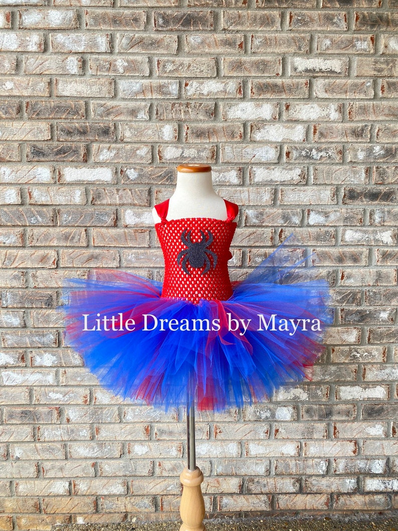 Spiderman Inspired Tutu Dress, Super Hero Inspired Birthday Party ...