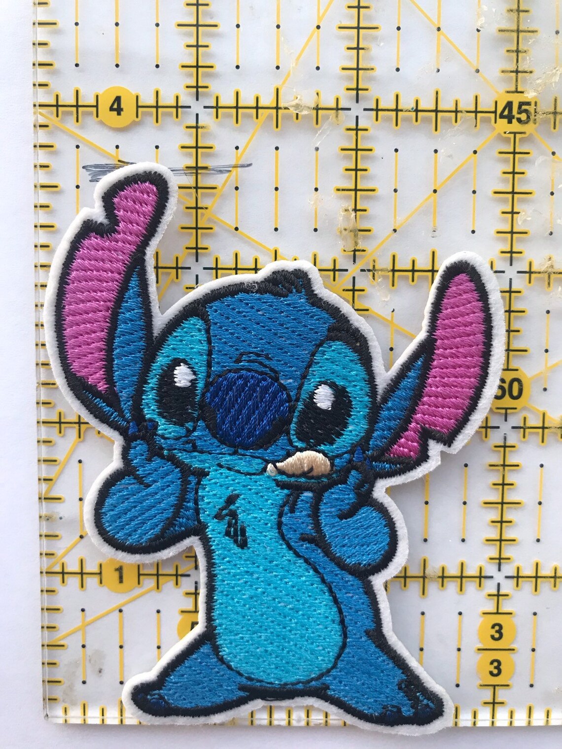 Stitch Iron on Inspired Embroidery Patch, Stitch Inspired Iron on Patch ...