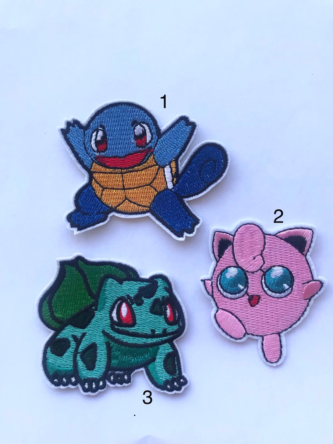 Pokemon Inspired Iron On, Pokemon Inspired Embroidery Patch, Pokemon ...