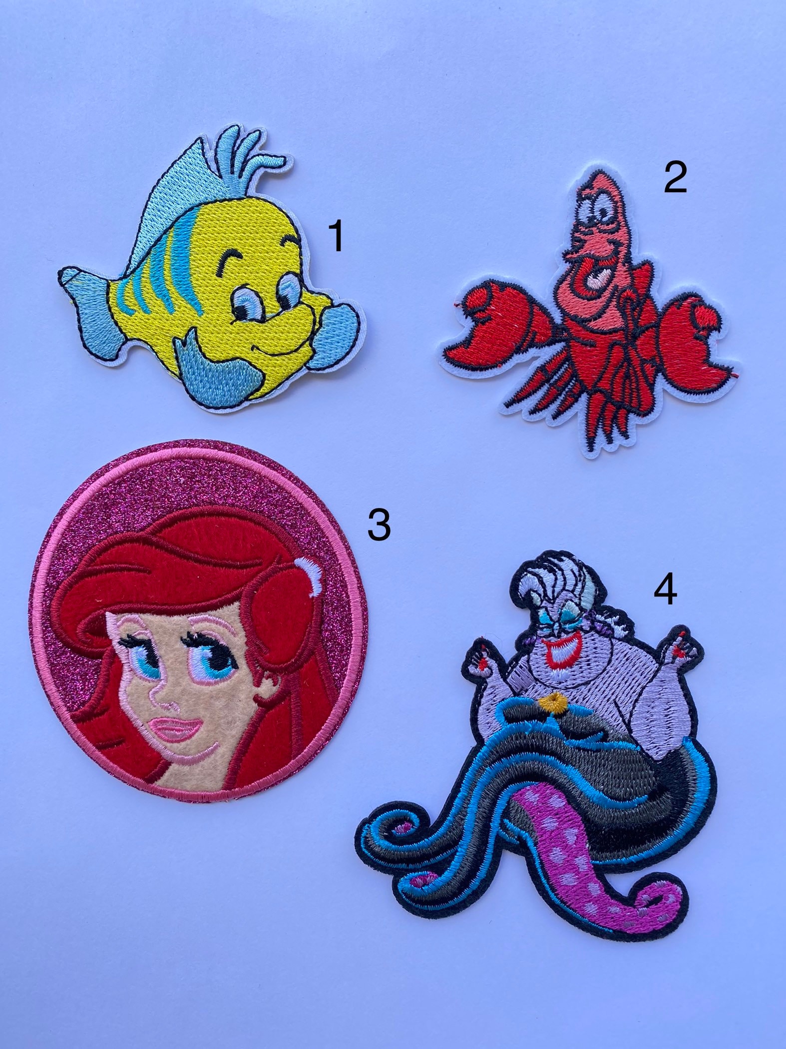 Ursula Inspired Iron on Patch, Ariel the Little Mermaid Iron on Patch ...