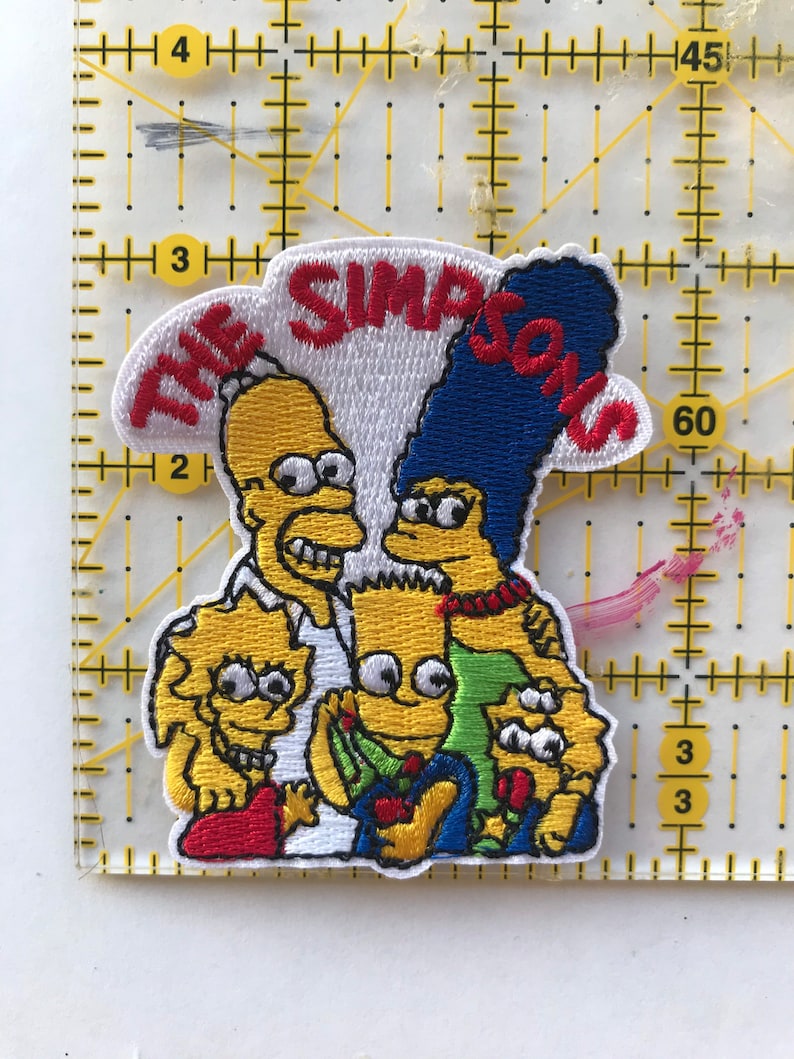 The Simpsons Inspired Iron on Patch the Simpsons Inspired | Etsy