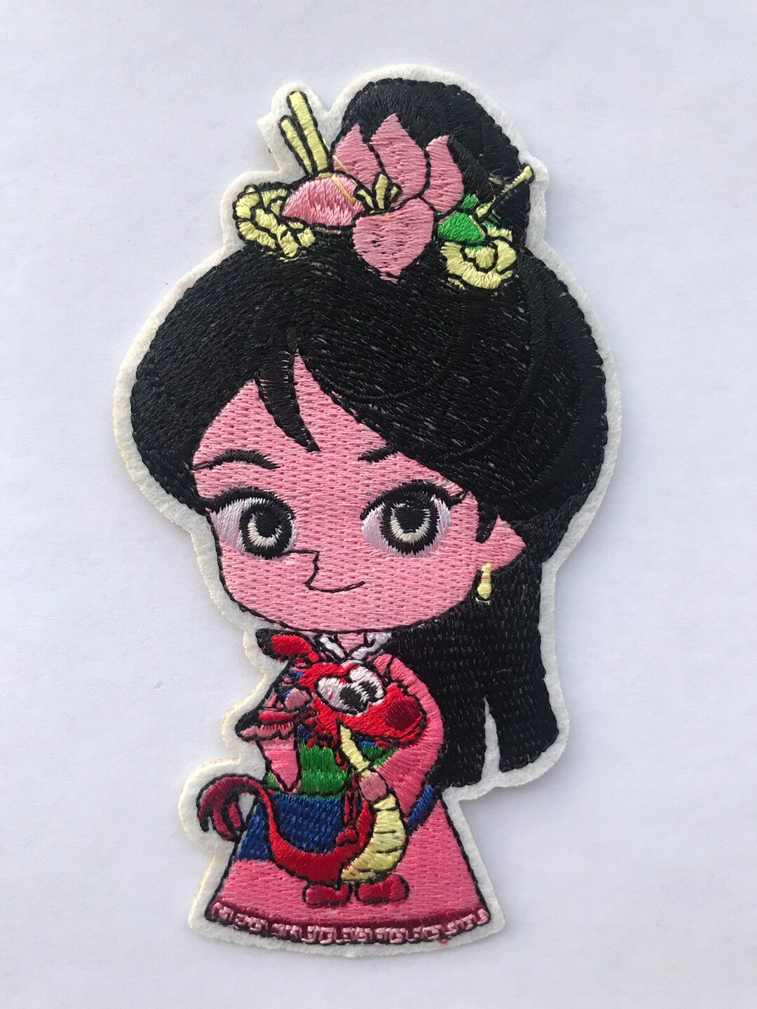 Princess Mulan Inspired Embroidery Patch, Mulan Iron on Inspired Patch ...