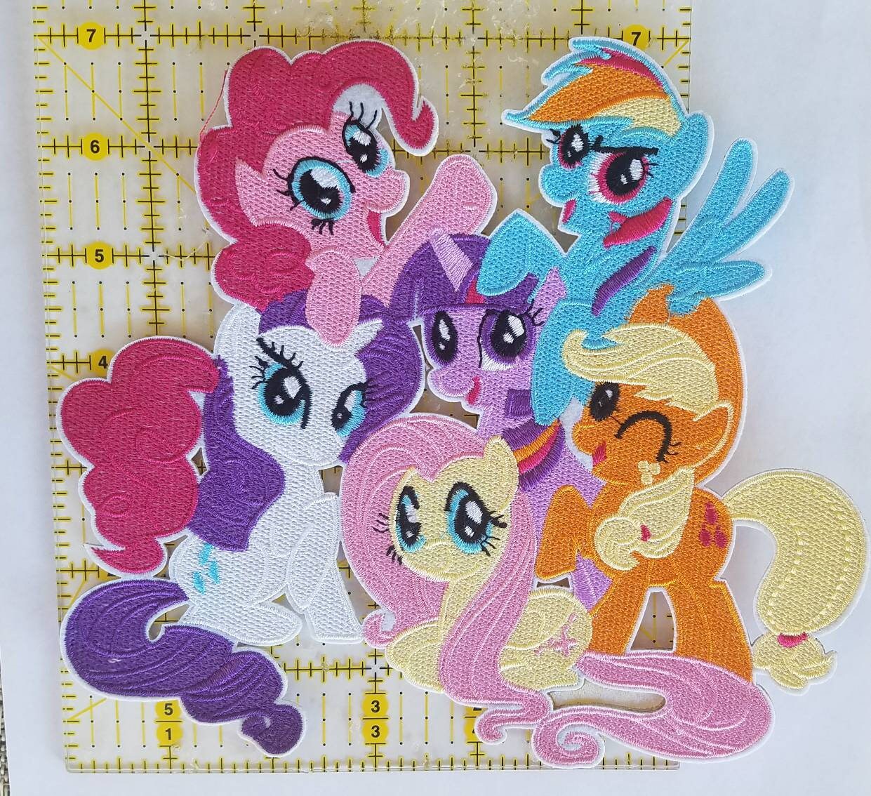 My Little Pony Iron on Inspired Patch All Ponies Together - Etsy