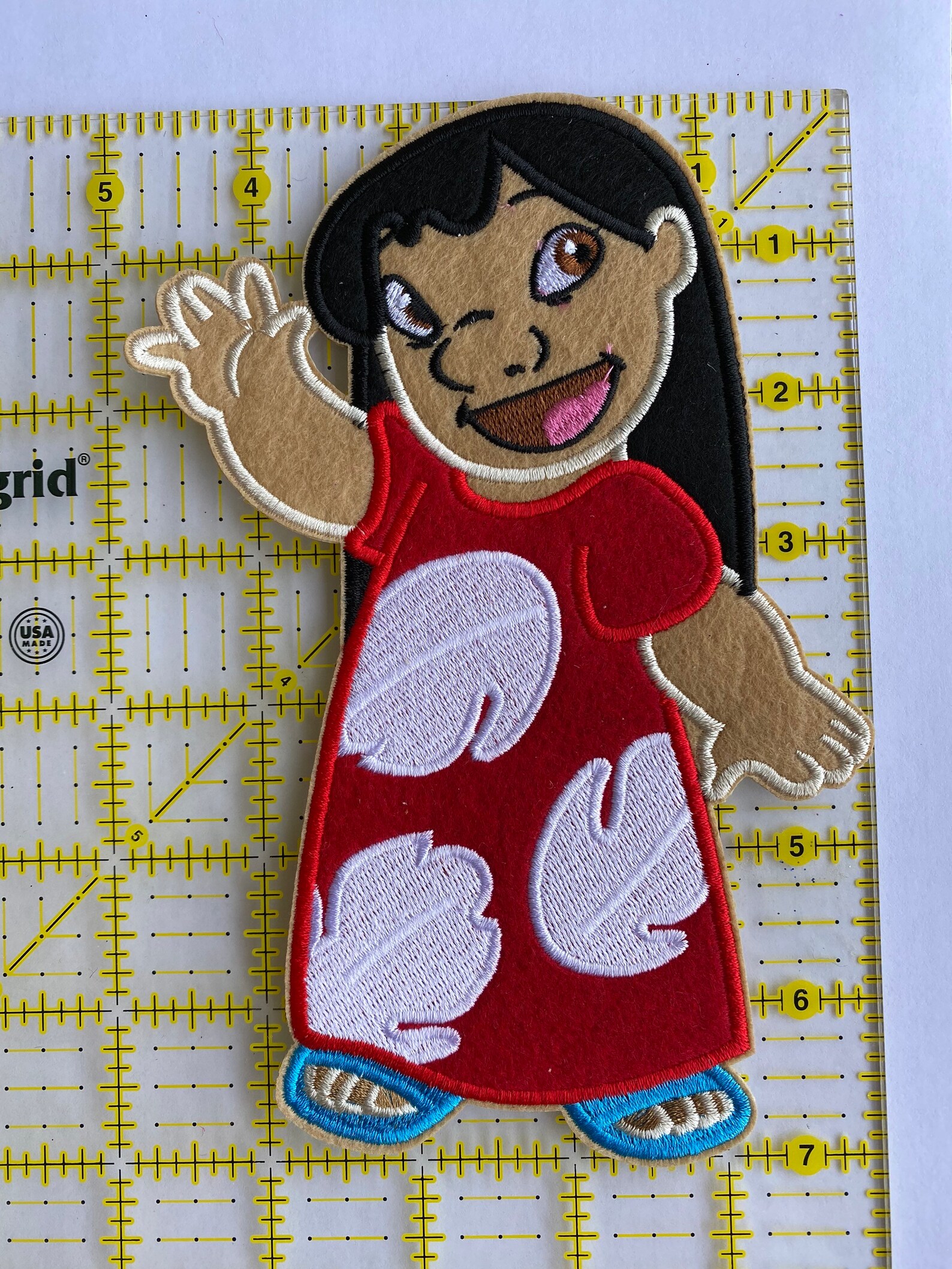 Lilo and Stitch Iron on Inspired Embroidery Patch, Lilo Birthday Party ...