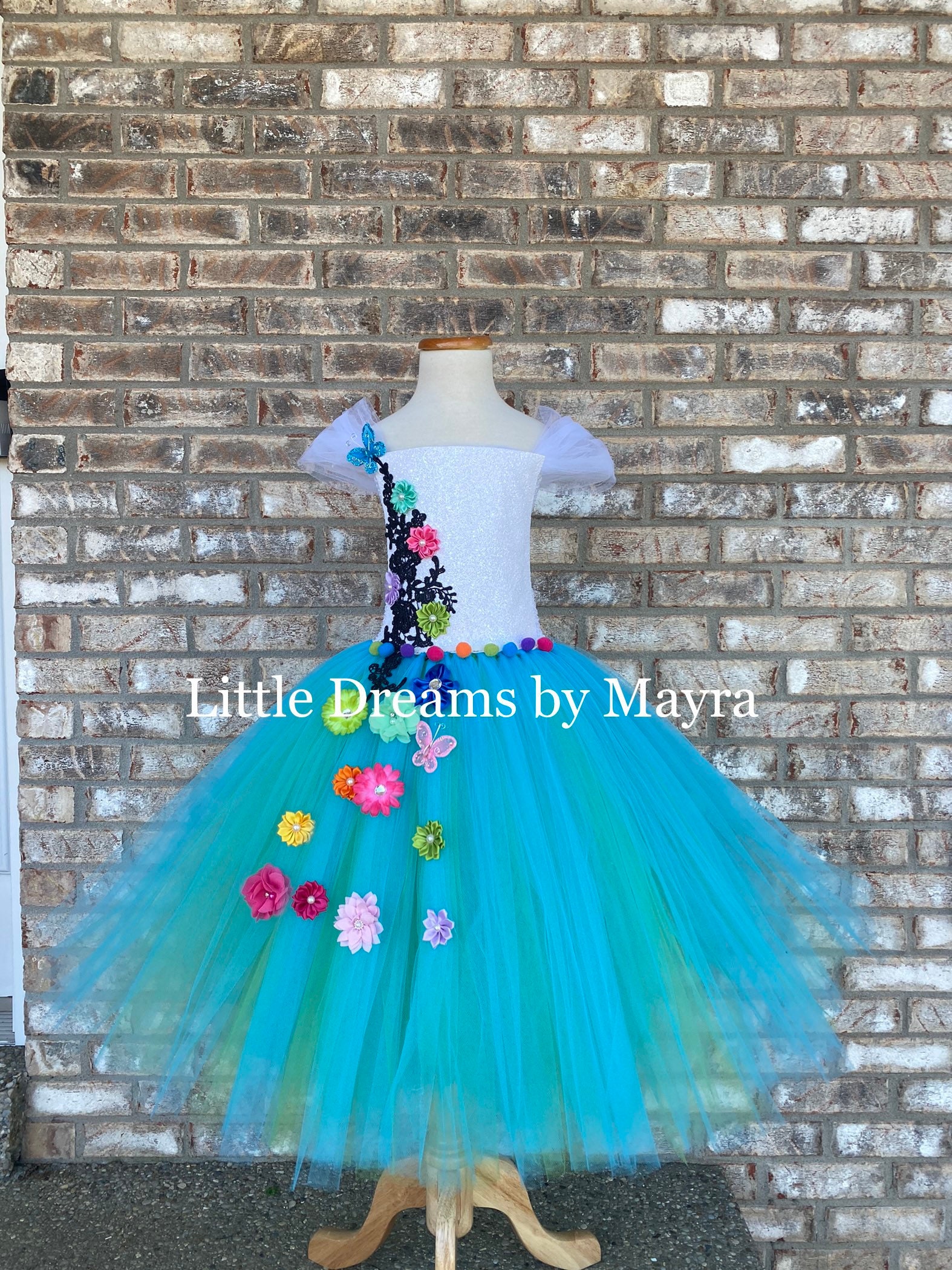Encanto Inspired Tutu Dress and FREE Bag Maribel Inspired - Etsy