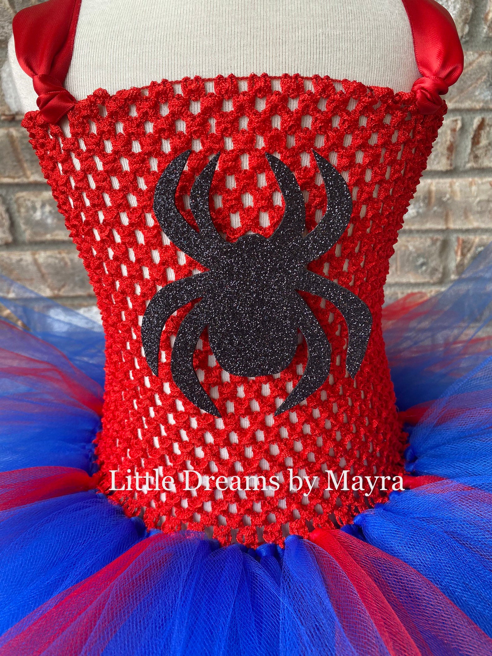 Spiderman Inspired Tutu Dress, Super Hero Inspired Birthday Party ...