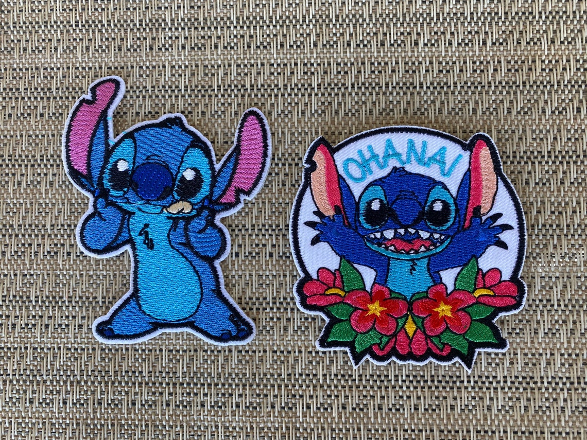 Stitch Iron on Inspired Embroidery Patch Stitch Inspired Iron - Etsy