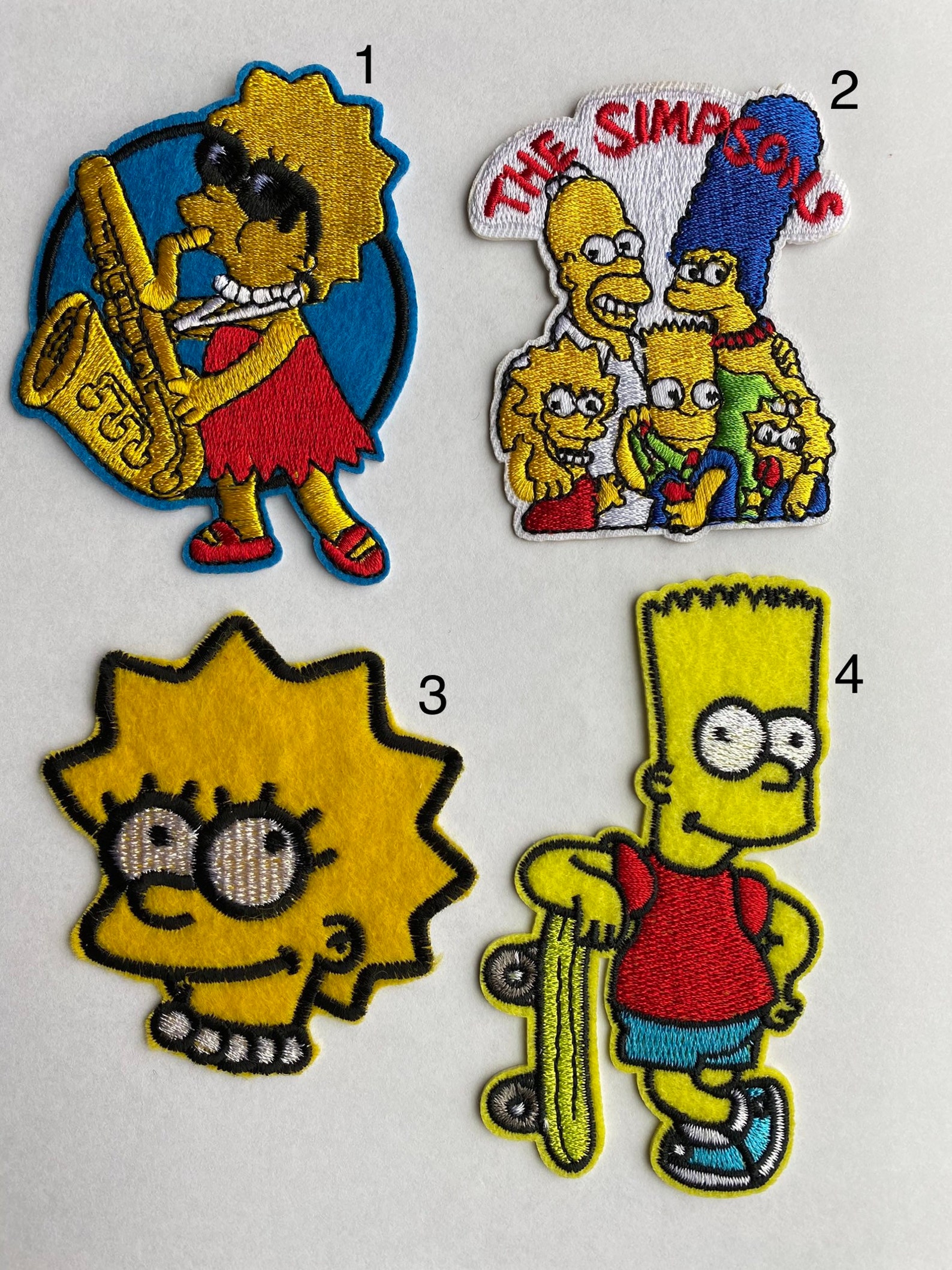 The Simpsons Inspired Iron on Patch the Simpsons Inspired | Etsy