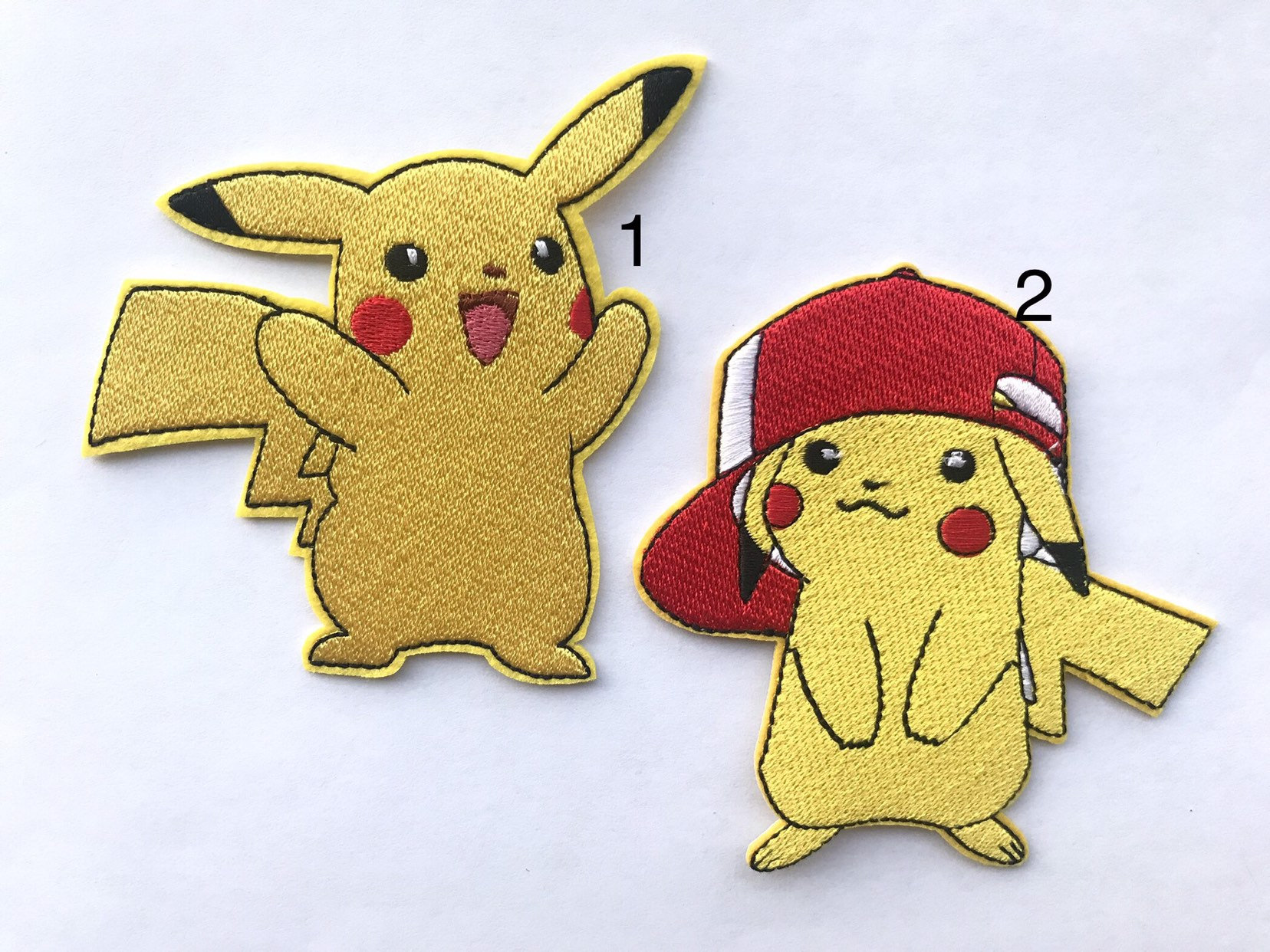 Pikachu Inspired Iron On Pikachu Inspired Embroidery Patch - Etsy UK